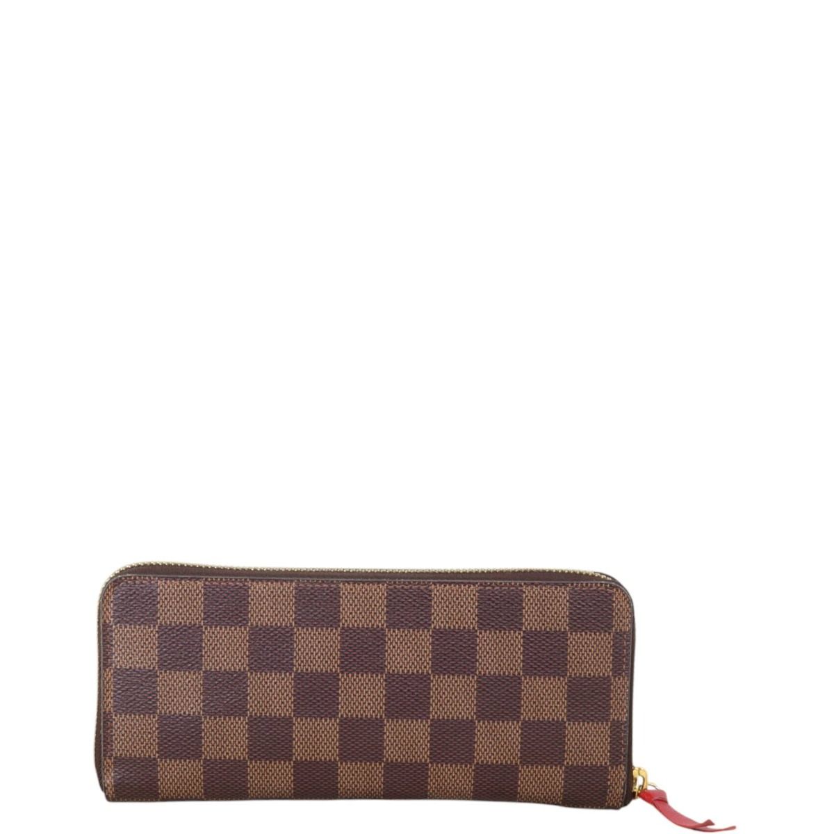 Louis Vuitton Clemence Wallet Damier Ebene Louis Vuitton Clemence Wallet Damier Ebene