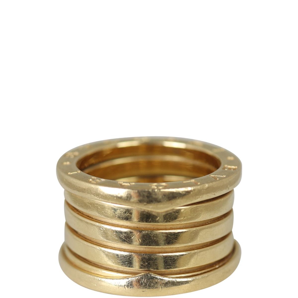 Bvlgari B.Zero1 18k Yellow Gold Four Band Ring Bvlgari B.Zero1 18k Yellow Gold Four Band Ring