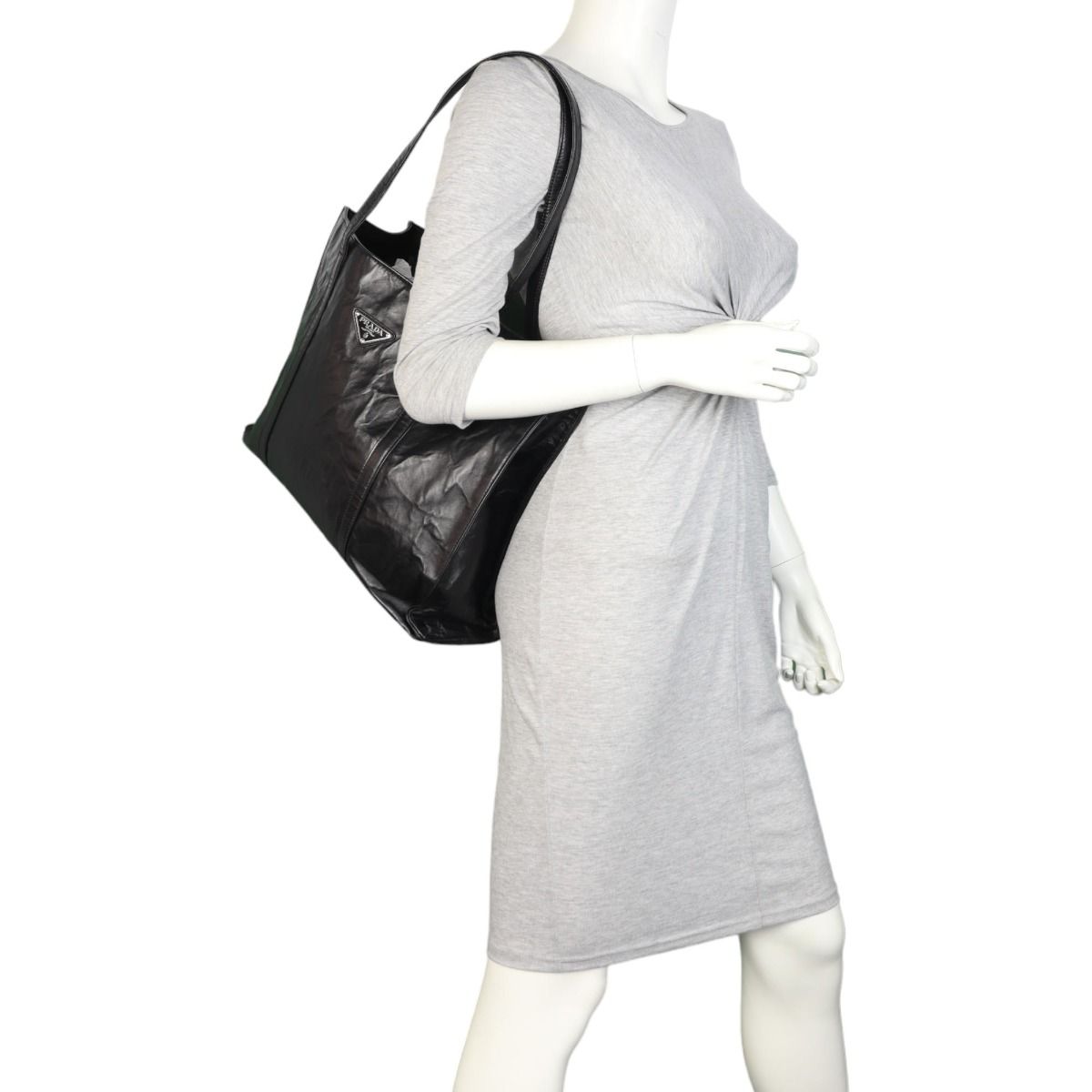 Prada Nappa Antique Shopping Tote Prada Nappa Antique Shopping Tote